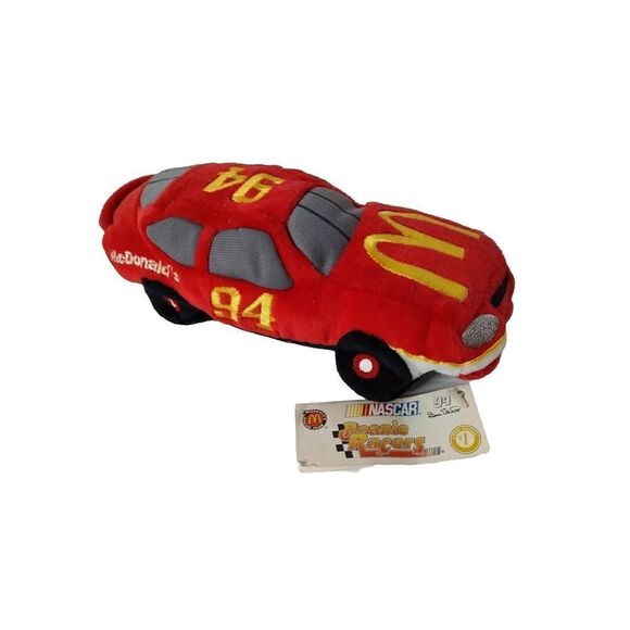 McDonald's | Toys | Vintage Nascar Beanie Racers 94 Bill Elliott Red ...